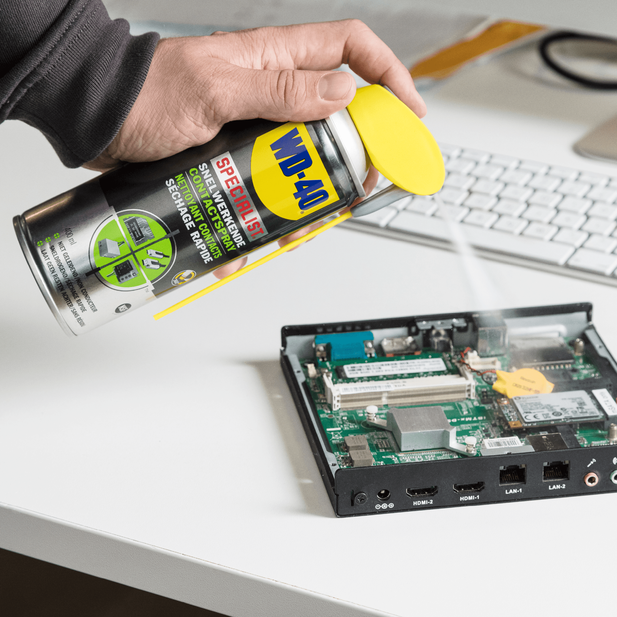 WD-40 Specialist Contactspray | Reinigt | Niet-geleidende spray